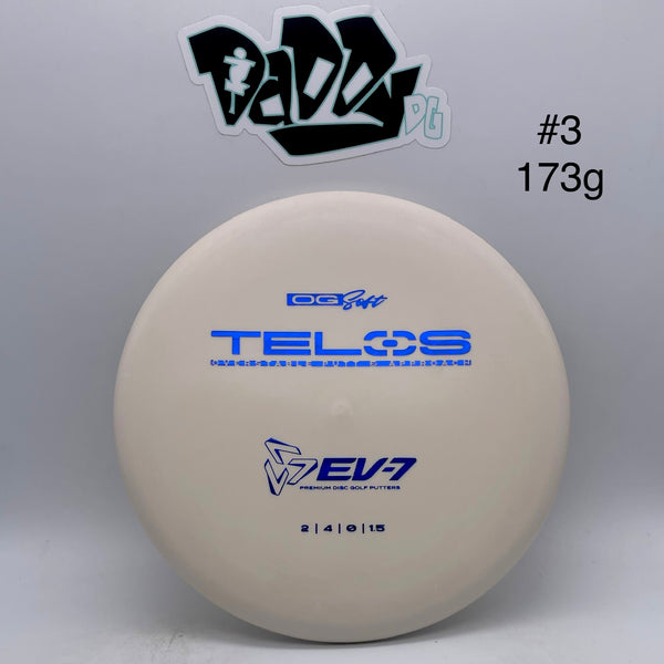 EV-7 Telos OG Soft Overstable Putt & Approach – Daddy Disc Golf