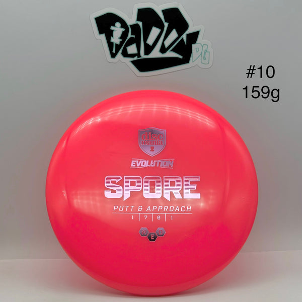 Discmania Evolution Soft Neo Spore Hybrid Catch Disc – Daddy Disc Golf