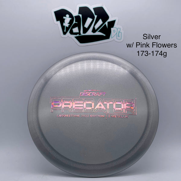 Discraft Z-Metallic 2022 Ledgestone Predator Driver – Daddy Disc Golf