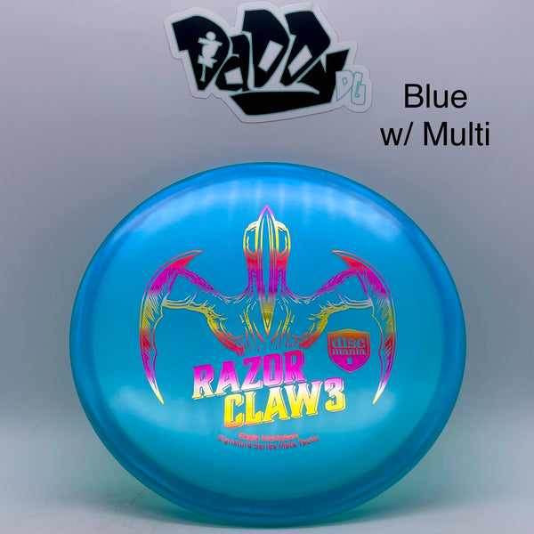 Discmania Razor Claw 3 Eagle McMahon Meta Tactic Putt & Approach ...