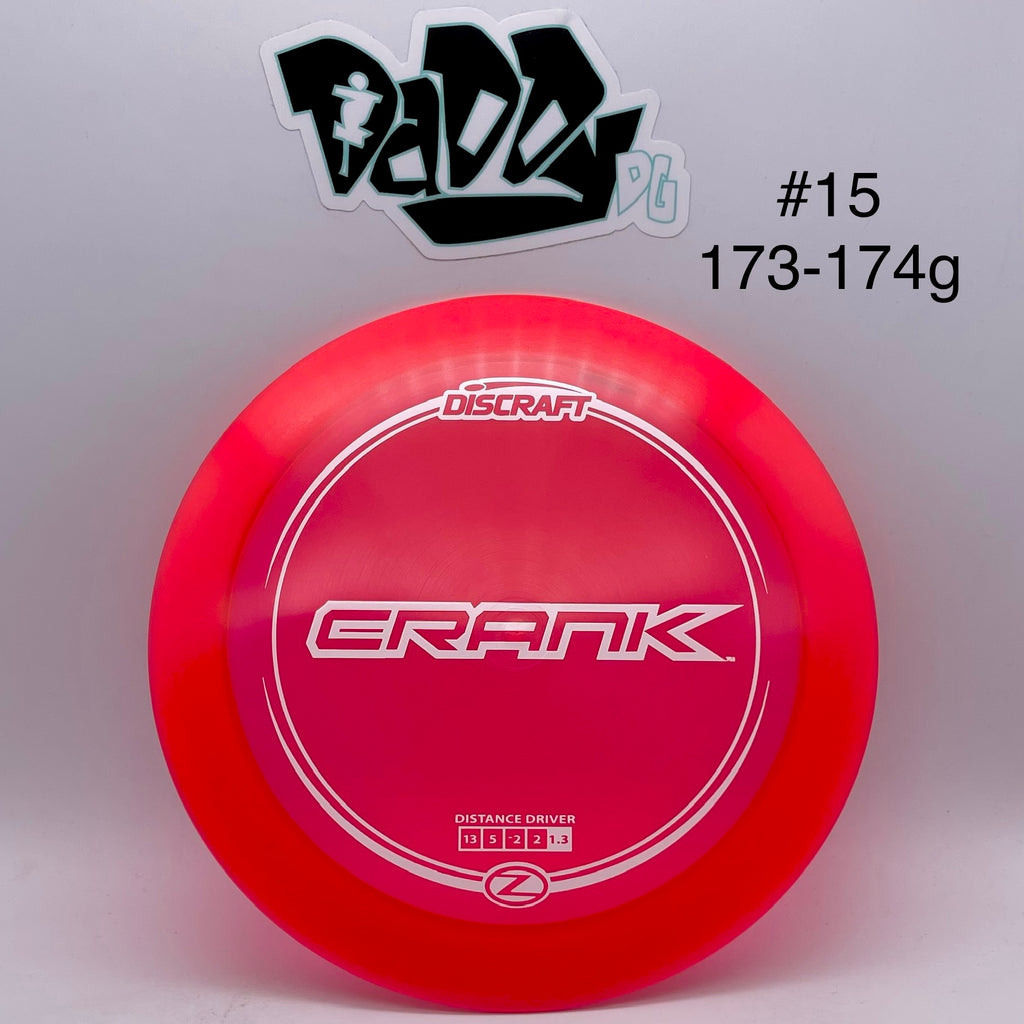Discraft Crank Z Line Distance Driver – Daddy Disc Golf