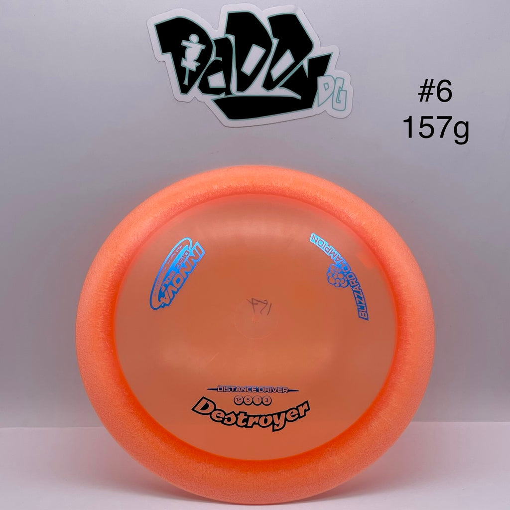 Innova Destroyer Blizzard Champion Distance Driver – Daddy Disc Golf