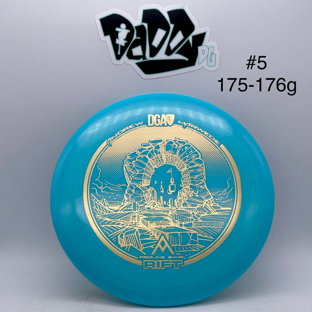 DGA LE ProLine Swirl Rift 2022 Andrew Marwede Tour Series Stamped Midr ...