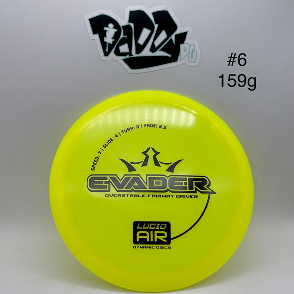 Dynamic Discs Lucid Air Evader Fairway Driver – Daddy Disc Golf